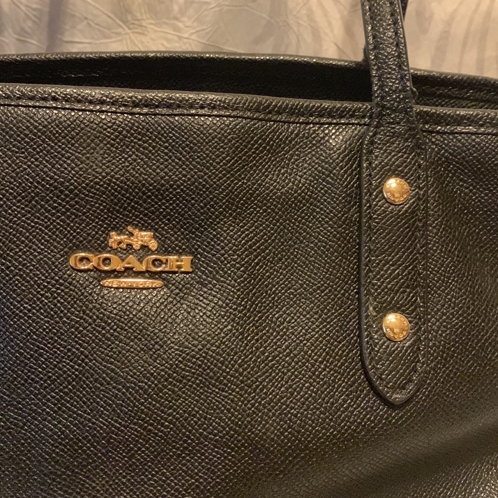 Coach Crossgrain Leather Zip Mini Tote - Gem
